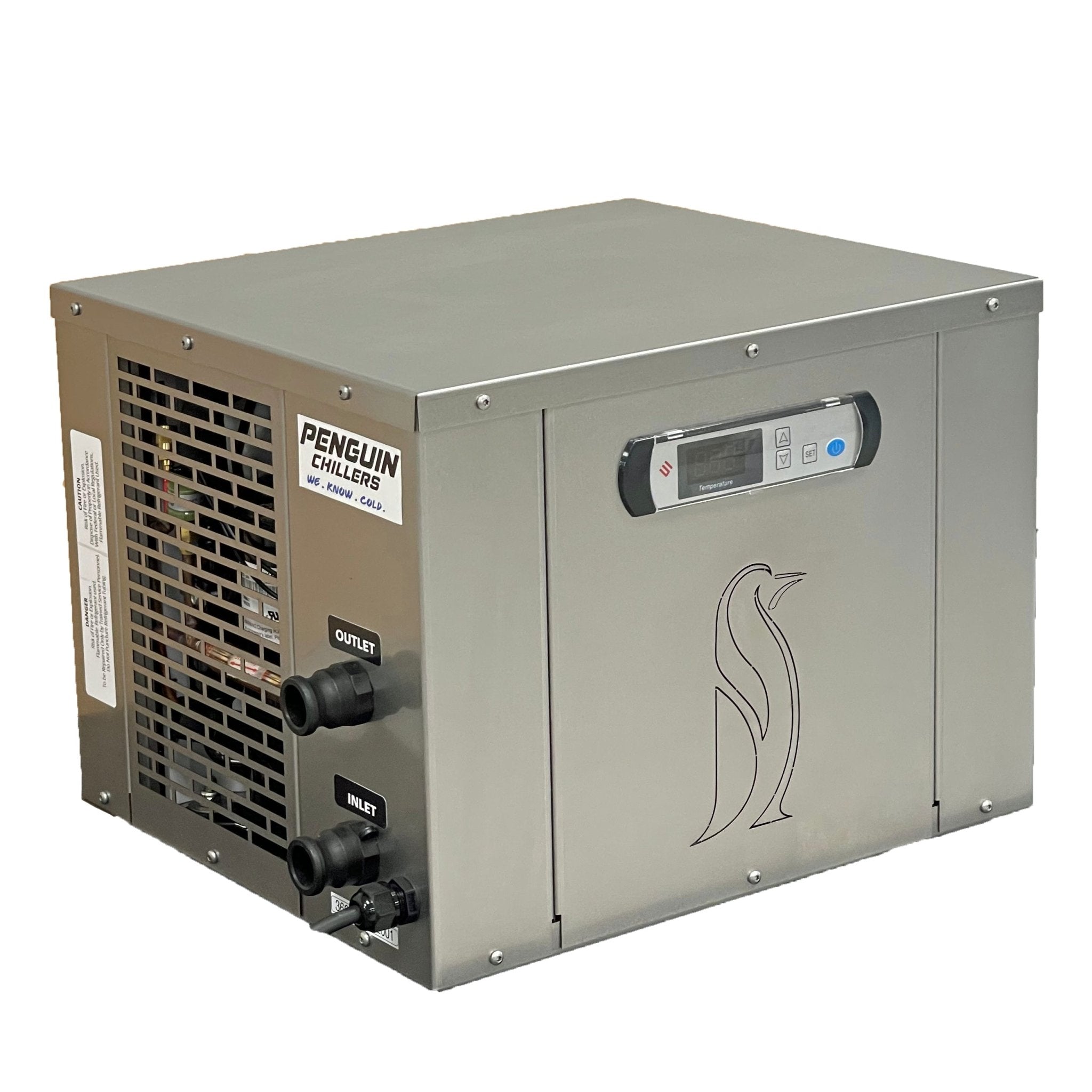 PENGUIN CHILLERS | 100 Gallon Cold Plunge Tub & 3/4 HP Chiller – Plunge ...